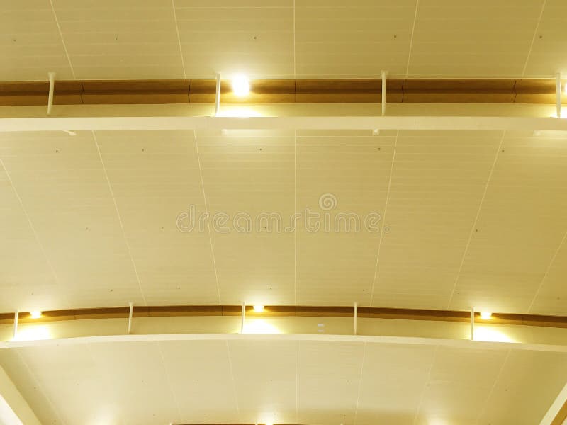 Attic Ceiling of the Airport Terminal Stock Photo - Image of ...