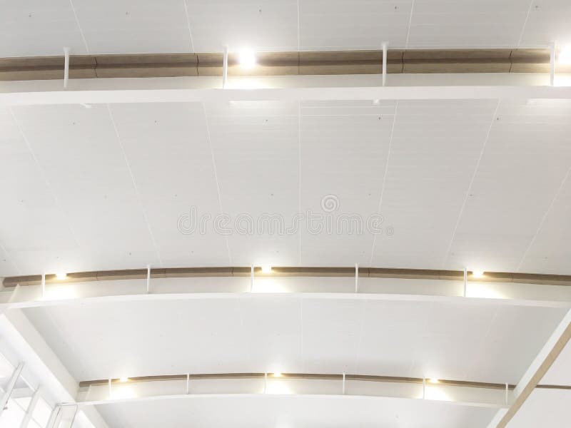 Attic Ceiling of the Airport Terminal Stock Photo - Image of ...