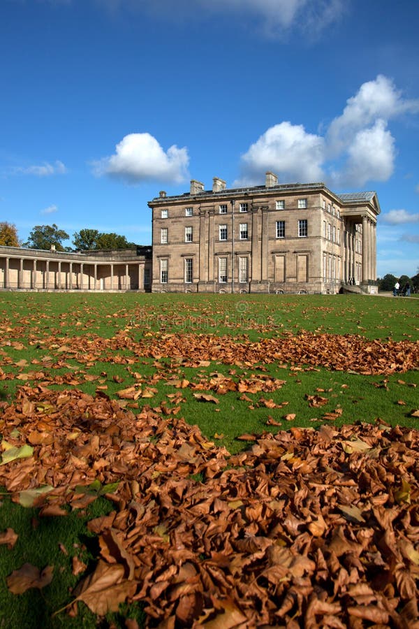 Attingham Park House Atcham Shropshire through the Trees Stock Image ...