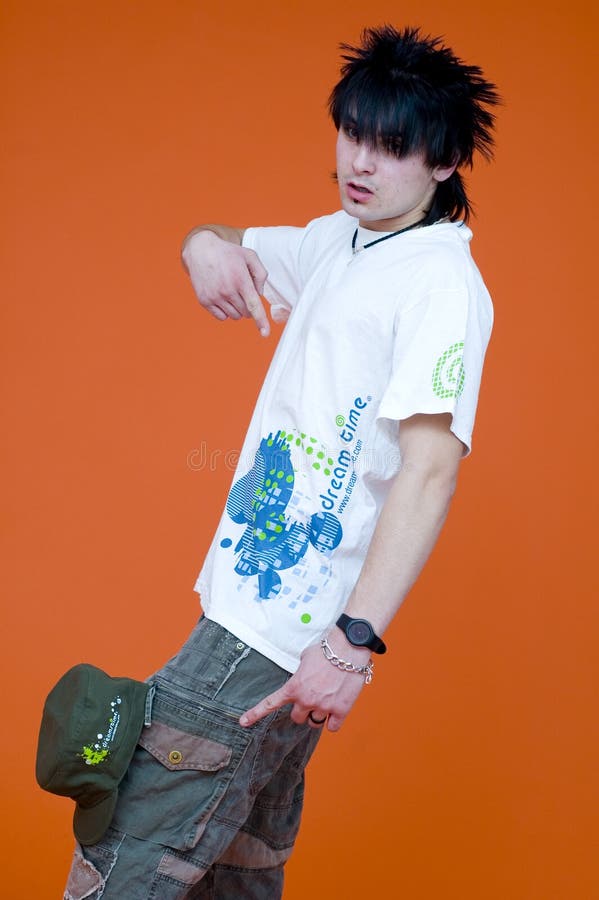 Punk stock image. Image of spiked, orange, depressed, rebellious - 1957805