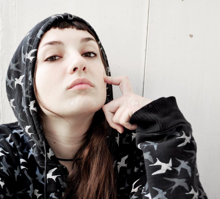 Attitude girl stock photo. Image of gorgeous, modern - 18149292