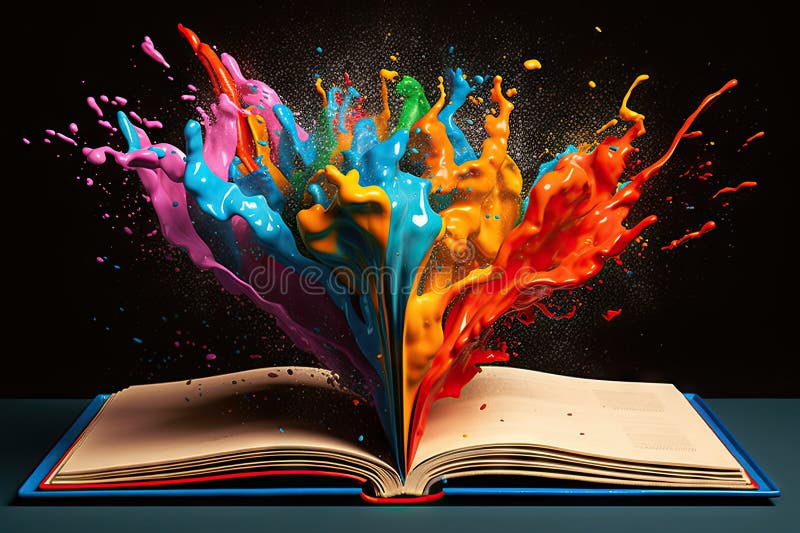 Attitude Positive Ideas Brainstorming Concept Education Book Splashes ...