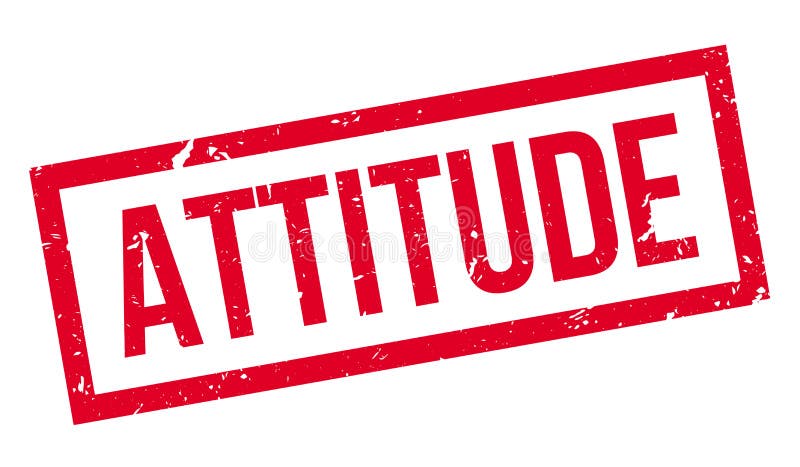 Attitude rubber stamp stock vector. Illustration of sign - 85483959