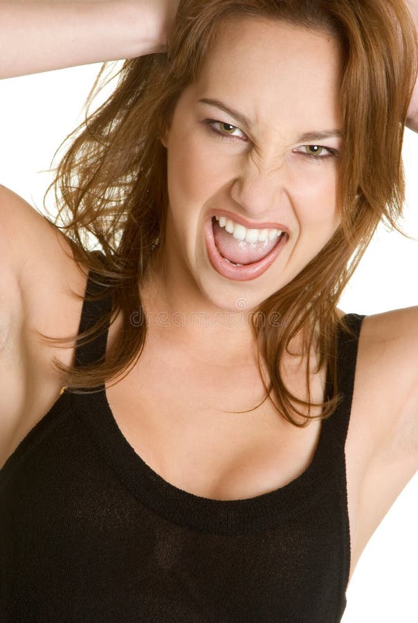 Attitude Woman stock photo. Image of girl, expressions - 4686262