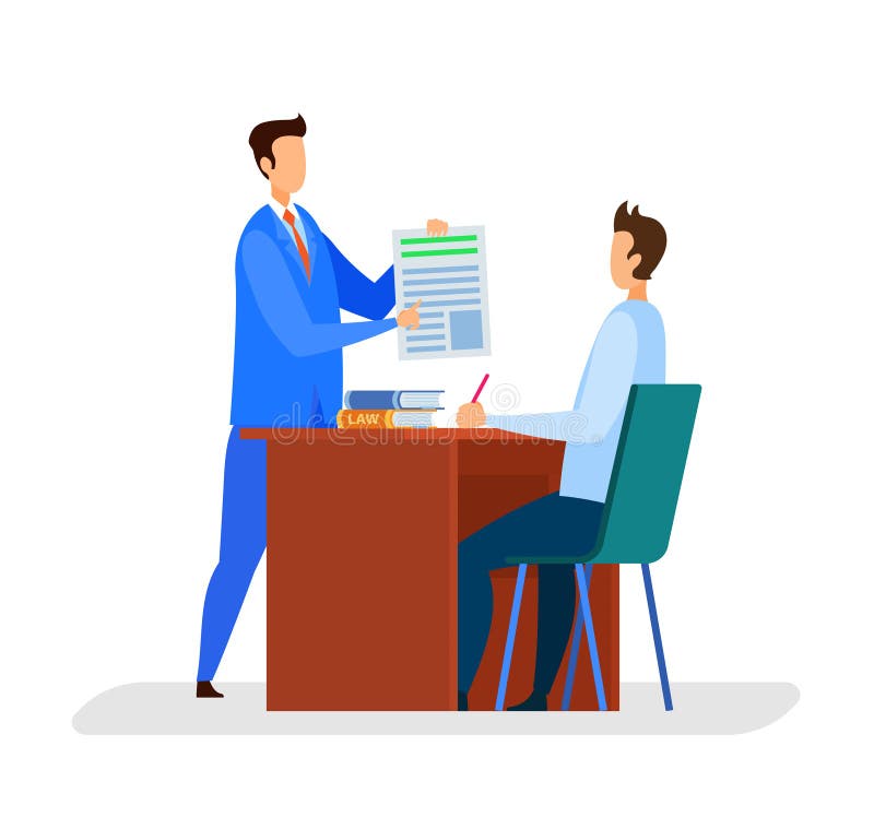 Attorney, Editor Office Flat Vector Illustration Stock Vector ... Attorney, Editor Office Flat Vector Illustration Stock Vector ...