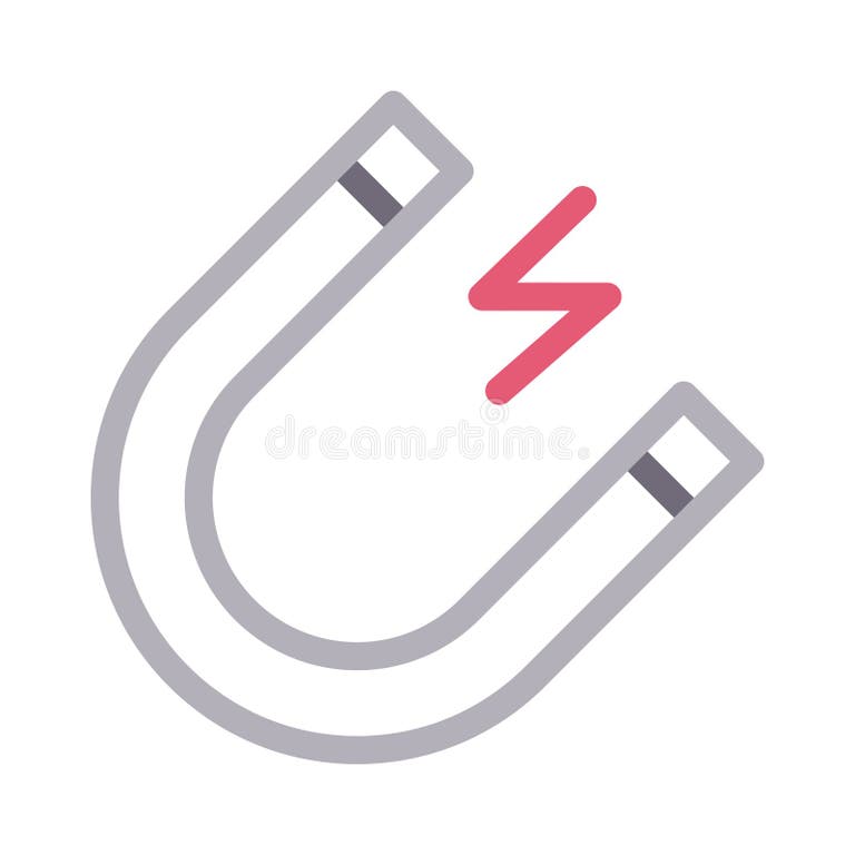 Attract Color Line Vector Icon Stock Vector - Illustration of attract ...