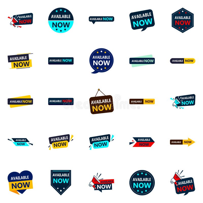 Attract More Customers with Available Now 25 Professional Vector ...