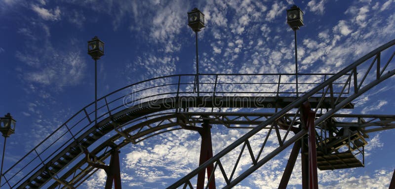 Attraction Carousel Ferris Wheel Stock Photo - Image of high, motion ...
