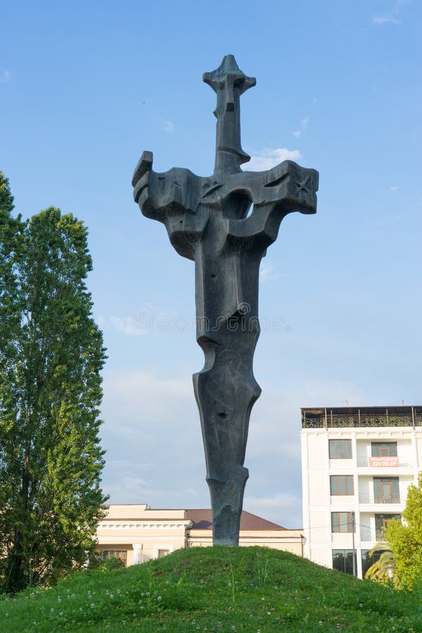 The Attraction of the Sukhum Editorial Image - Image of summer, sword ...