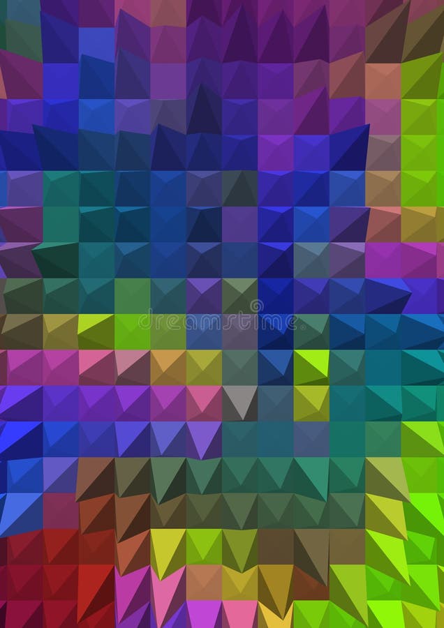 Attractive Abstract Background with Squares Different Color Stock ...