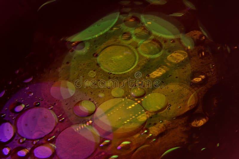 Attractive Abstract Bubbles Pattern with Colourful Lighting Stock Photo ...