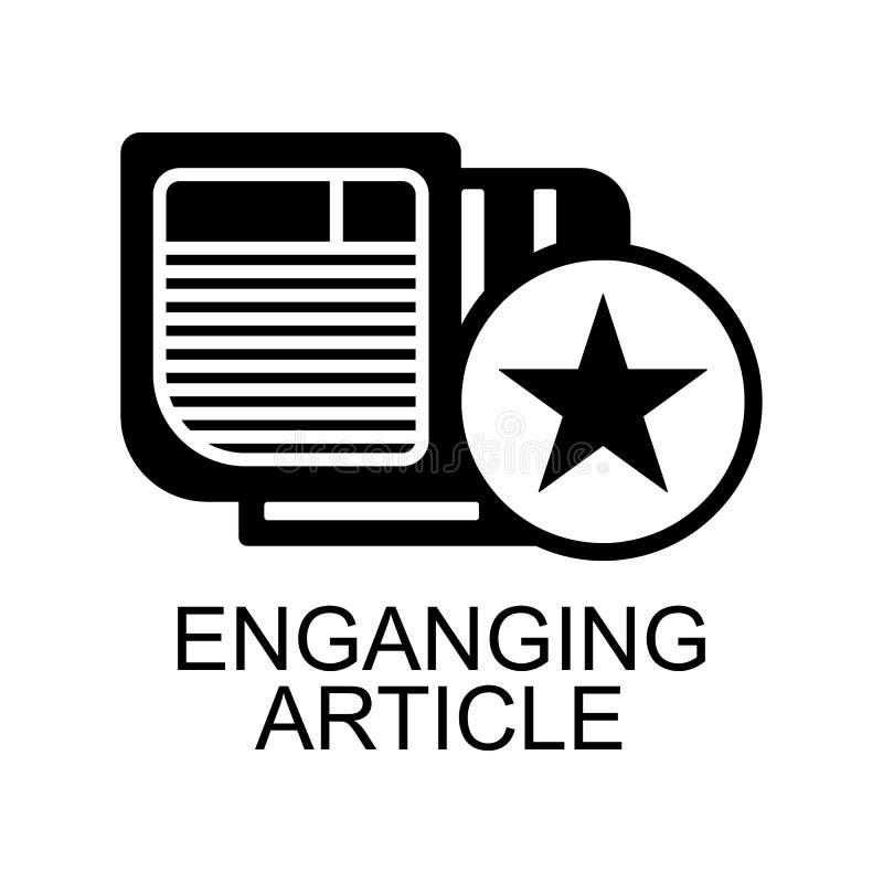 Attractive Article Icon. Element of Seo and Development Icon with Name ...