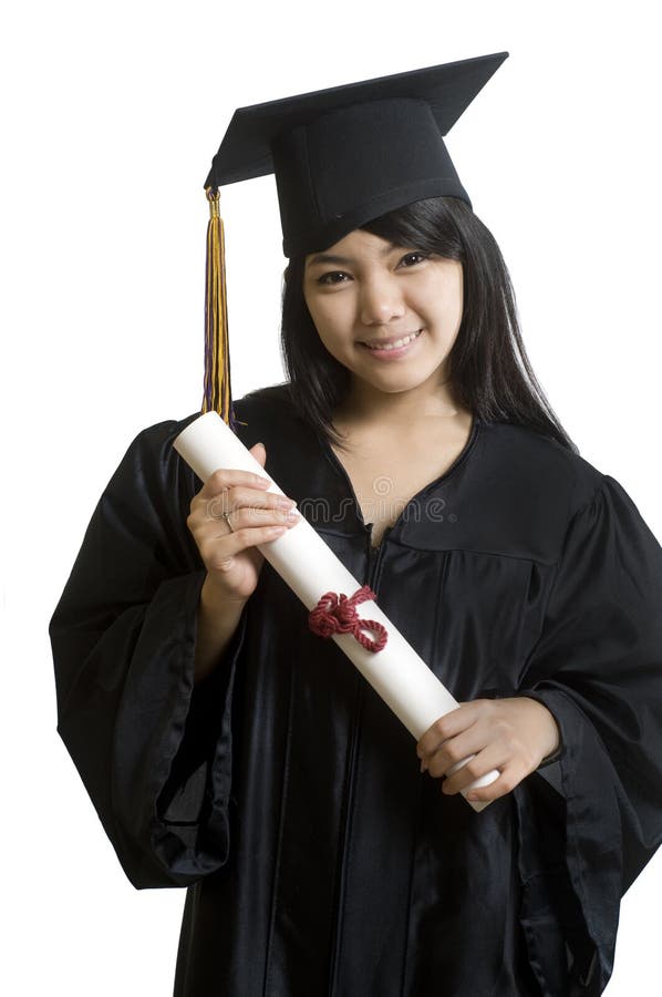 Lady Graduate stock photo. Image of education, people - 28895730