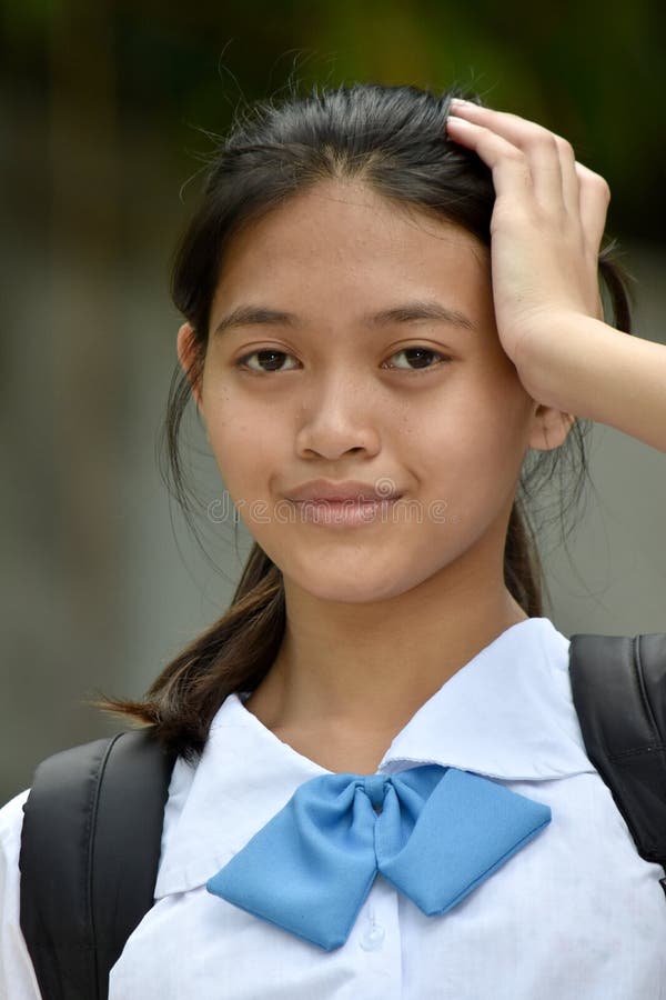 An a Female Student Memory Problems Stock Image - Image of trouble ...