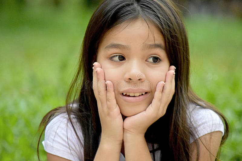 A Surprised Beautiful Tween Stock Photo - Image of surprised, pretty ...