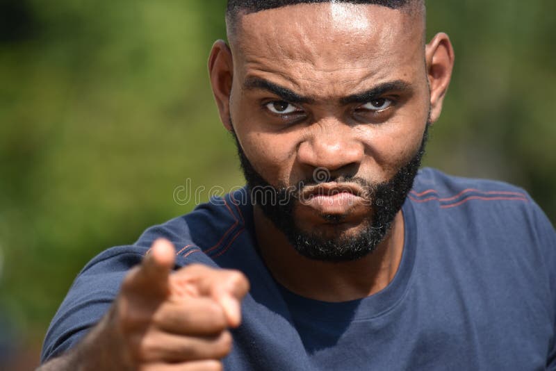 A Mad Black Person stock photo. Image of fury, attractive - 261273314