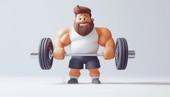 Attractive Bodybuilder Getting Ready for Workout Stock Photo - Image of ...