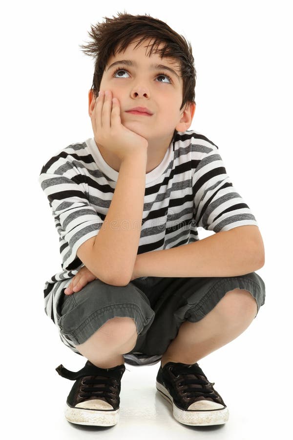 Thinking Boy Image