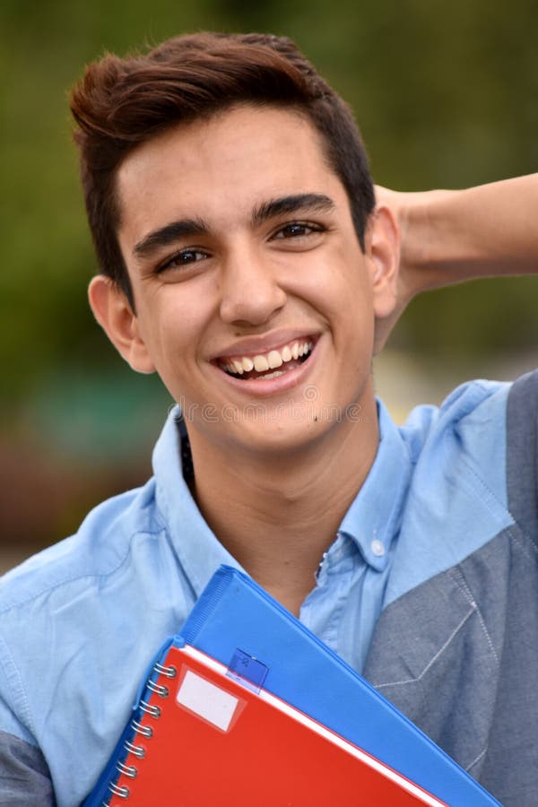 An Attractive Boy Student stock image. Image of cute - 261288245