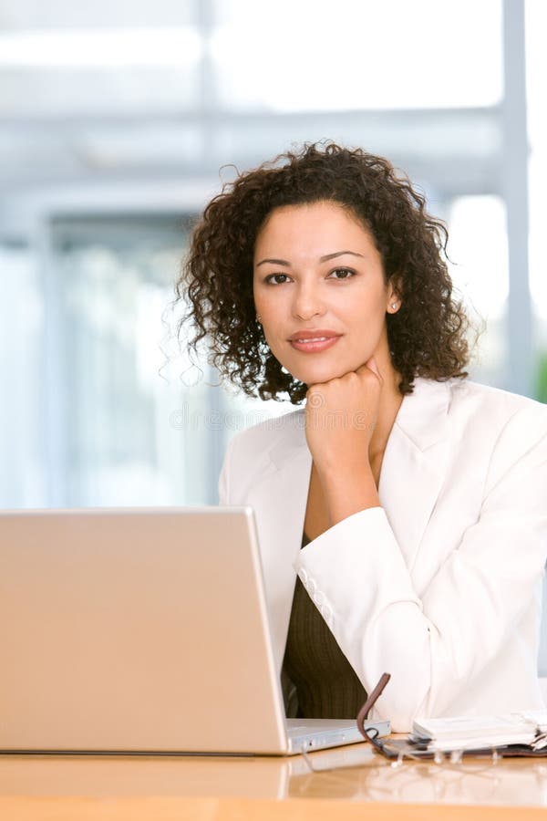 Attractive Business Woman Working on Laptop Stock Photo - Image of ... Attractive Business Woman Working on Laptop Stock Photo - Image of ...