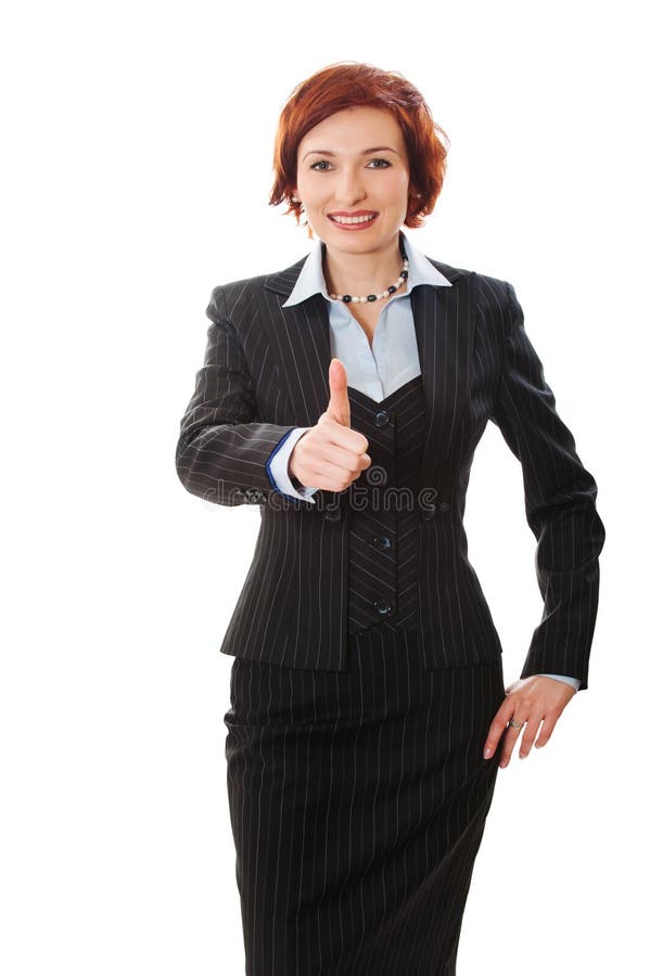Attractive Businesswoman With Her Arms Crossed Stock Image Image Of