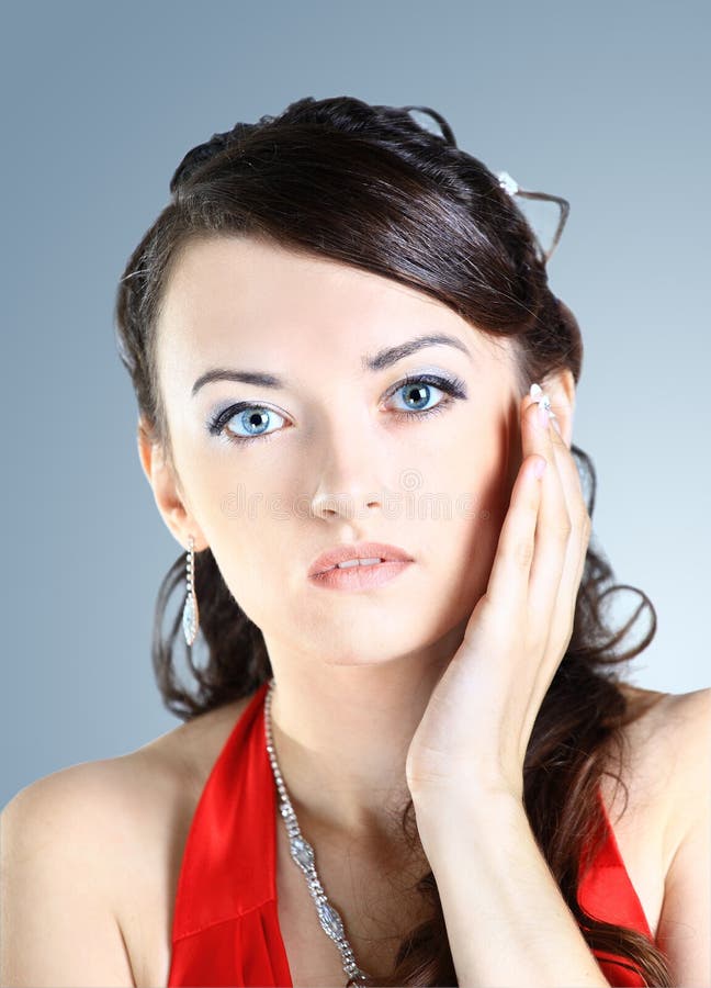 Attractive, charming girl stock photo. Image of calm - 26132198