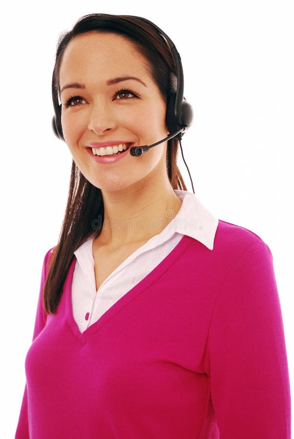 Friendly call operator stock image. Image of centre, helpline - 12339765