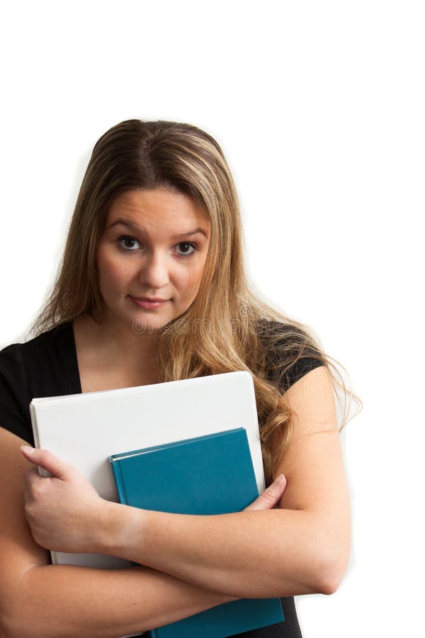 College study girl stock photo. Image of college, positive - 34130150