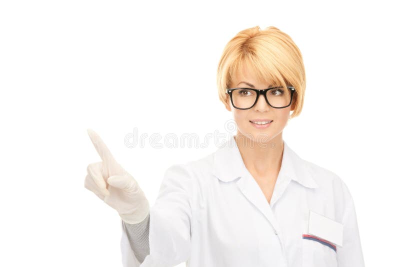 Attractive female doctor stock image. Image of female - 41092277