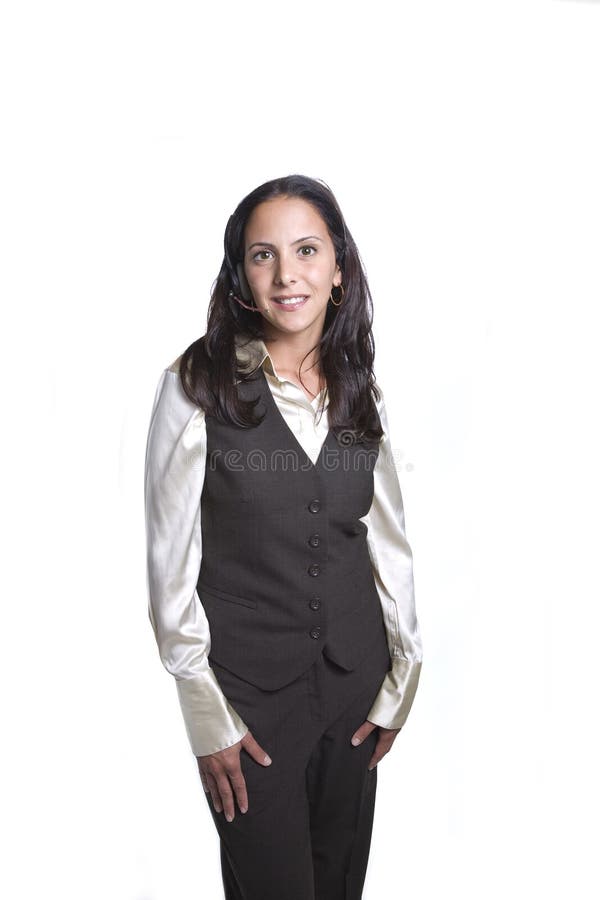 Attractive Female Executive Stock Image - Image of info, center: 5797163