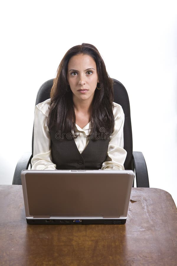 Attractive Female Executive Stock Photo - Image of headphone ...