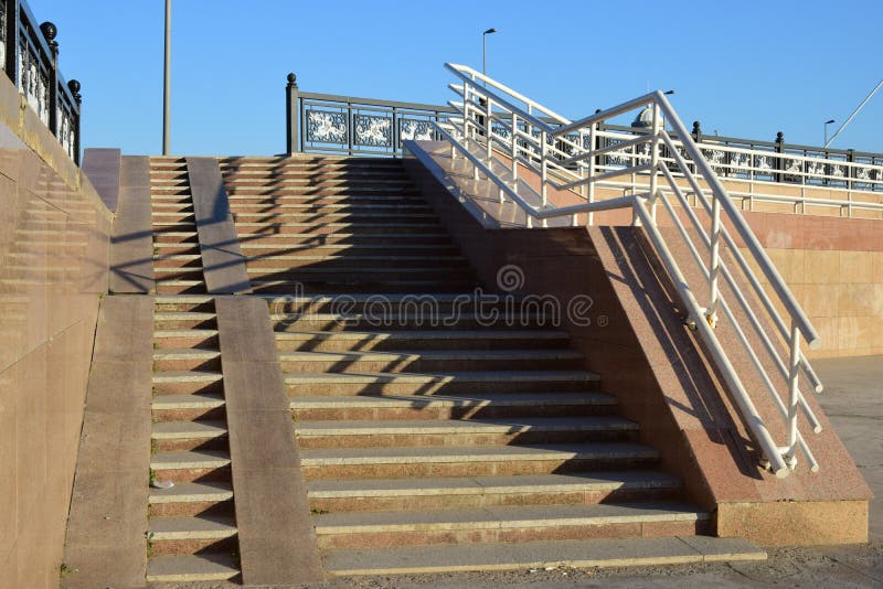 Attractive Flight of Stairs Stock Image - Image of wall, flight: 41742371