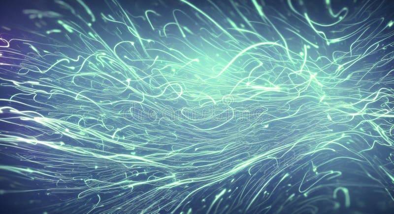 Attractive and Futuristic White Neon Light, Data Transfer Concept ...