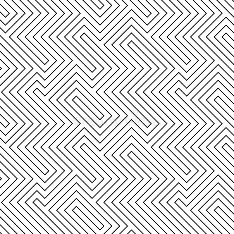 An Attractive Geometric Pattern Stock Illustration - Illustration of ...