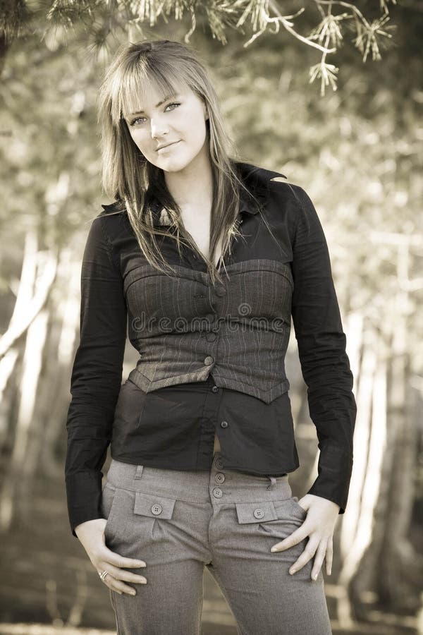 Attractive girl stock photo. Image of attractive, blond - 7609388