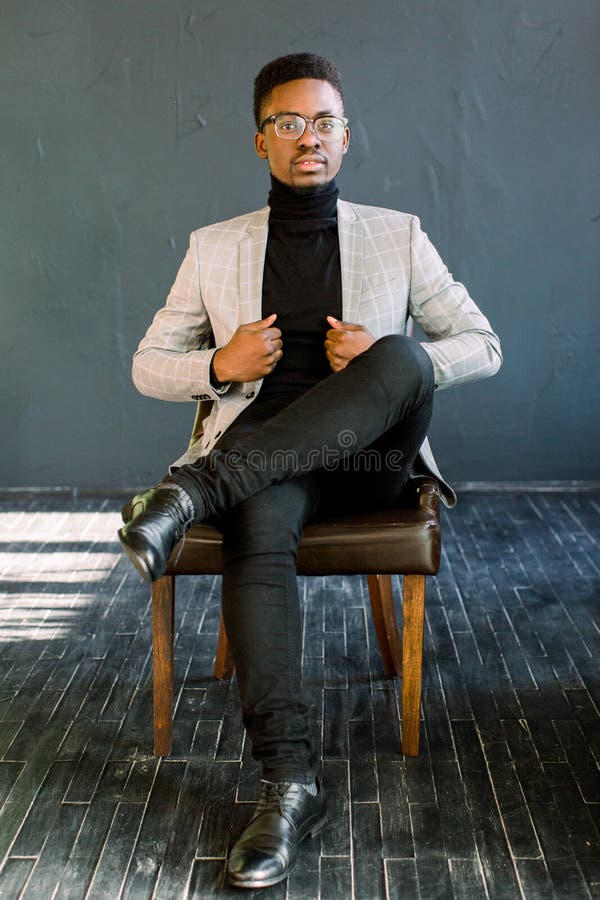 Attractive Handsome Happy Smiling African American Businessman Wearing ... Attractive Handsome Happy Smiling African American Businessman Wearing ...