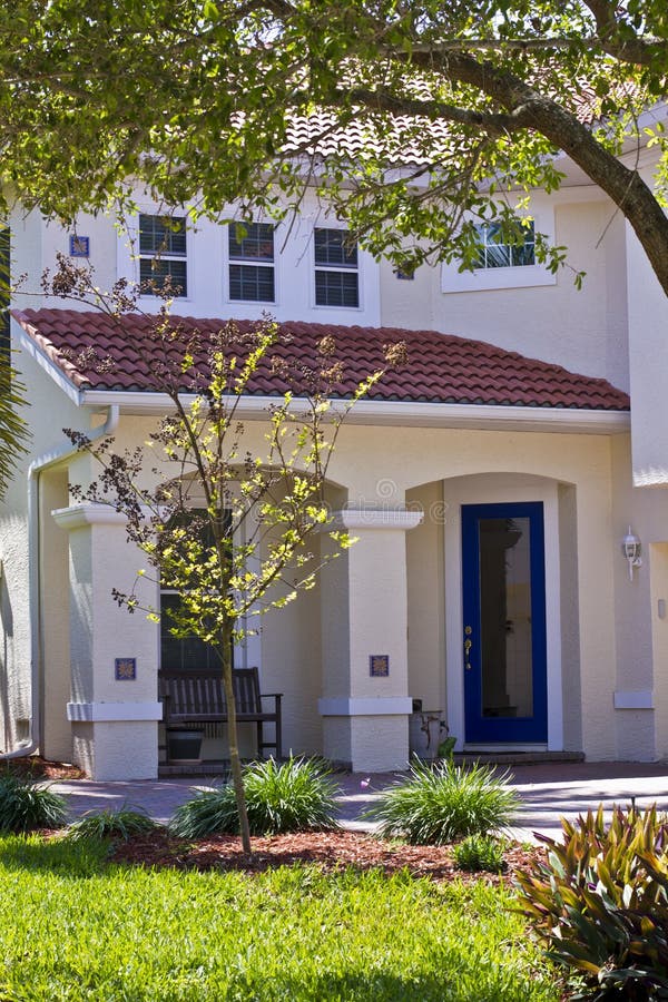Attractive Home Entrance stock photo. Image of lanai - 23844132