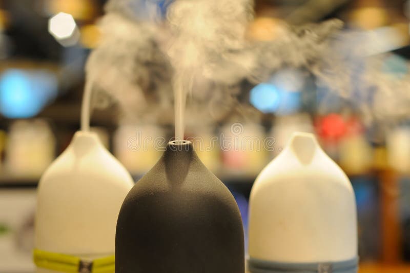 Attractive Humidifiers and Aroma Diffusers Stock Image - Image of ...