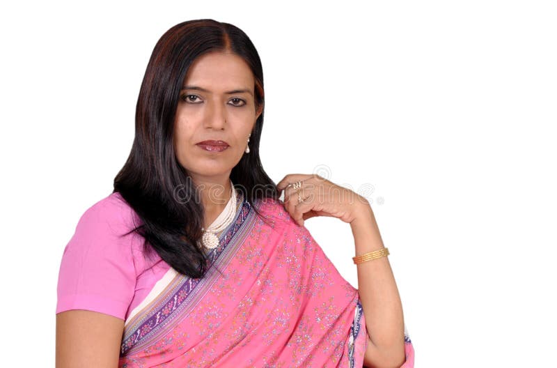 Attractive Indian lady stock photo. Image of india, culture - 16043472