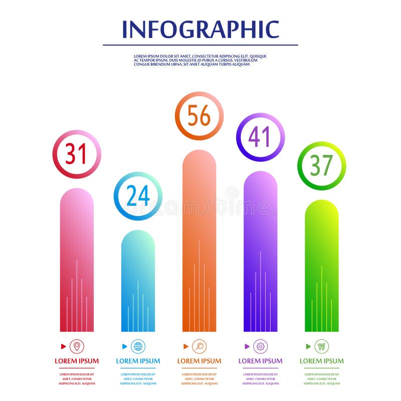 Attractive Infographic Design Stock Illustration - Illustration of ...