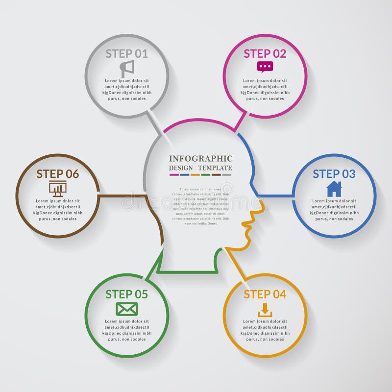 Attractive Infographic Design Stock Illustration - Illustration of ...