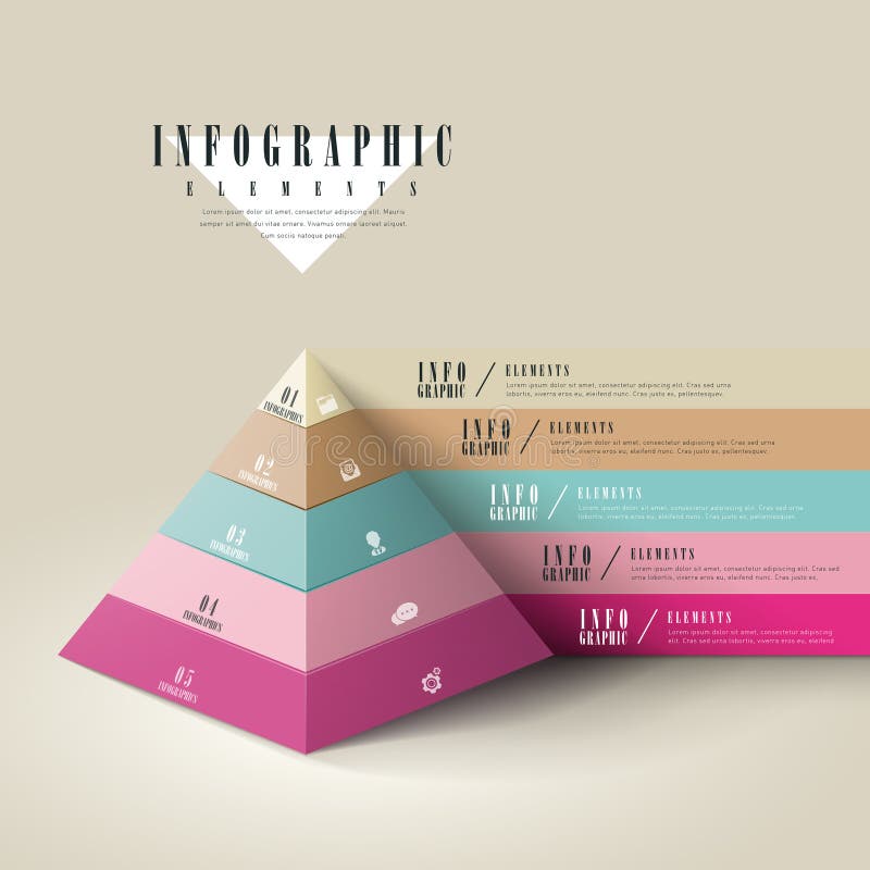 Attractive Infographic Template Stock Vector - Illustration of geometry ...