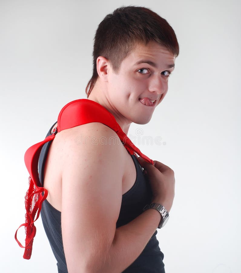 Attractive Man With Bra Picture. Image: 6771665