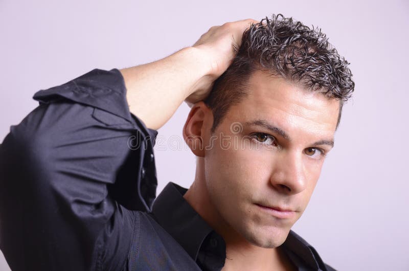 Formal portrait stock photo. Image of folds, formal, black - 238036