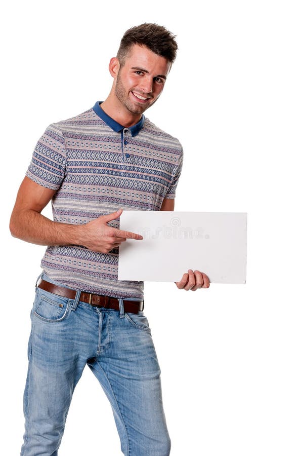 Rugged Handsome Smiling Young Man Stock Photo - Image of looking ...