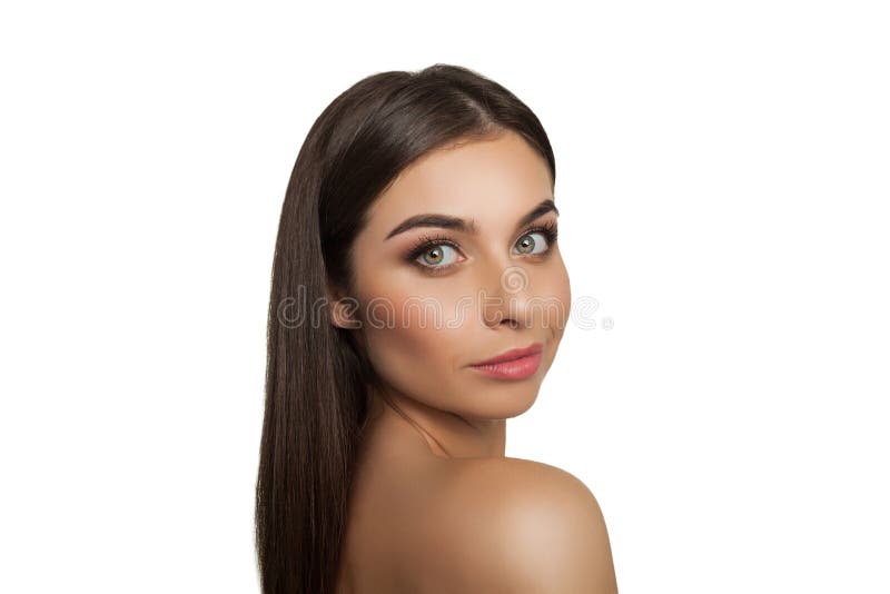 Attractive Model Looking at the Camera Stock Image - Image of indoors ...