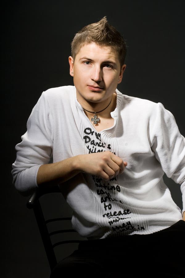 Attractive modern man stock image. Image of attractive - 7124983