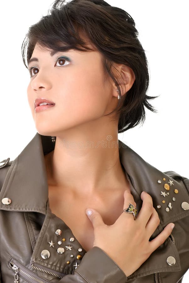 Attractive modern woman stock image. Image of eastern - 15155709