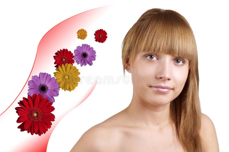 Attractive Natural Woman Face Stock Image - Image of eyes, good: 24295549