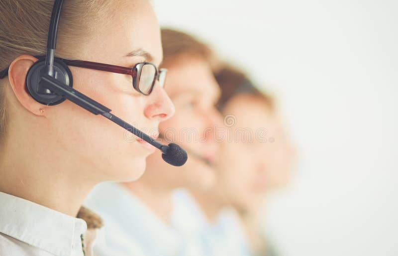 Attractive Positive Young Businesspeople and Colleagues in a Call ... Attractive Positive Young Businesspeople and Colleagues in a Call ...